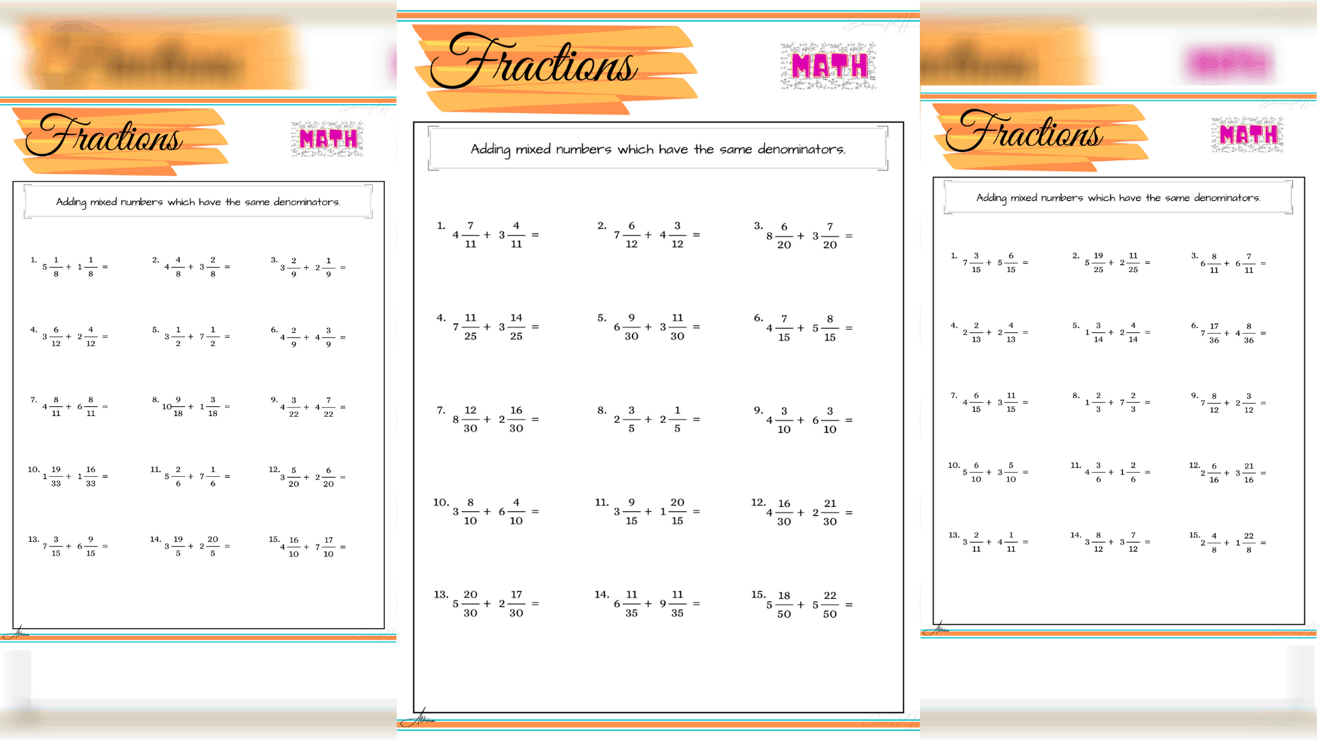 Grade 4 Math | Fractions II (Addition)