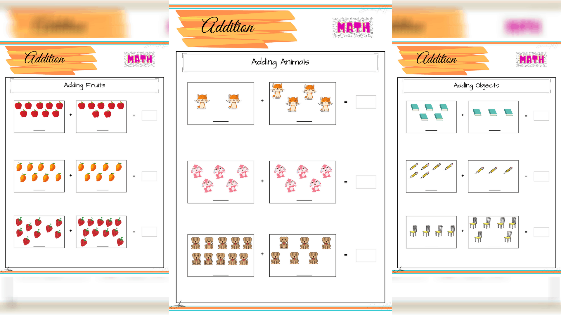 Grade 1 Math | Addition I (Adding Using Image)