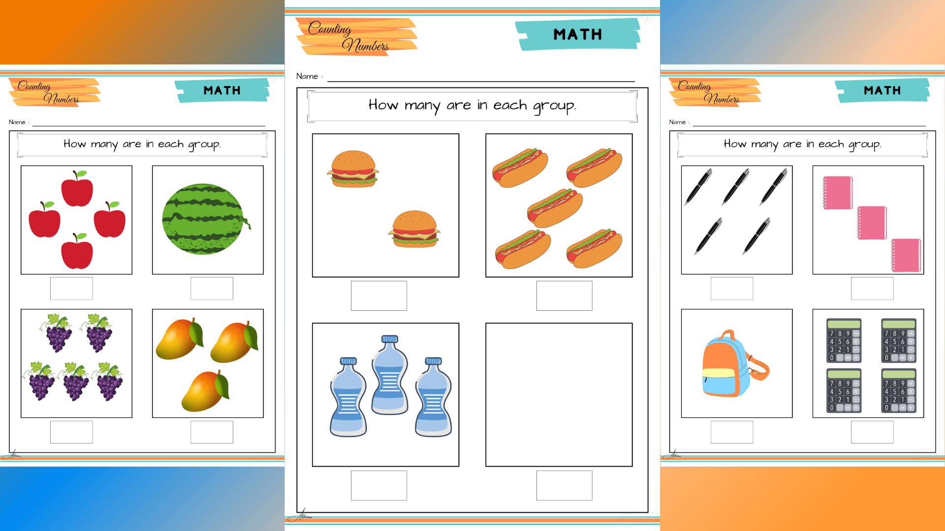Grade 1 | Counting Objects (0-5)